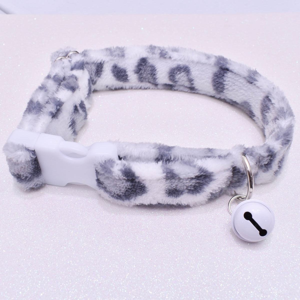 PRE-ORDER Snow Leopard Fluffy Collar 12-18 inch – ABabesCo